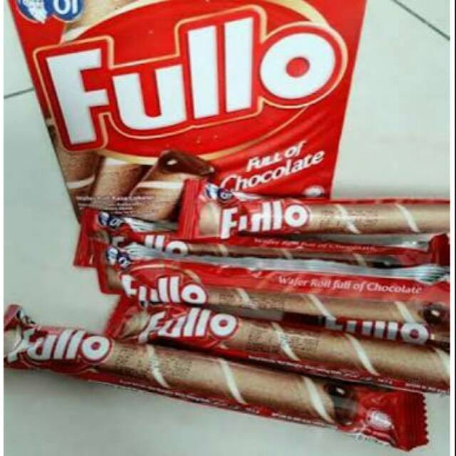 Jual Fullo Wafer Stick Coklat Snack Cemilan Makanan Ringan 250 gram ...