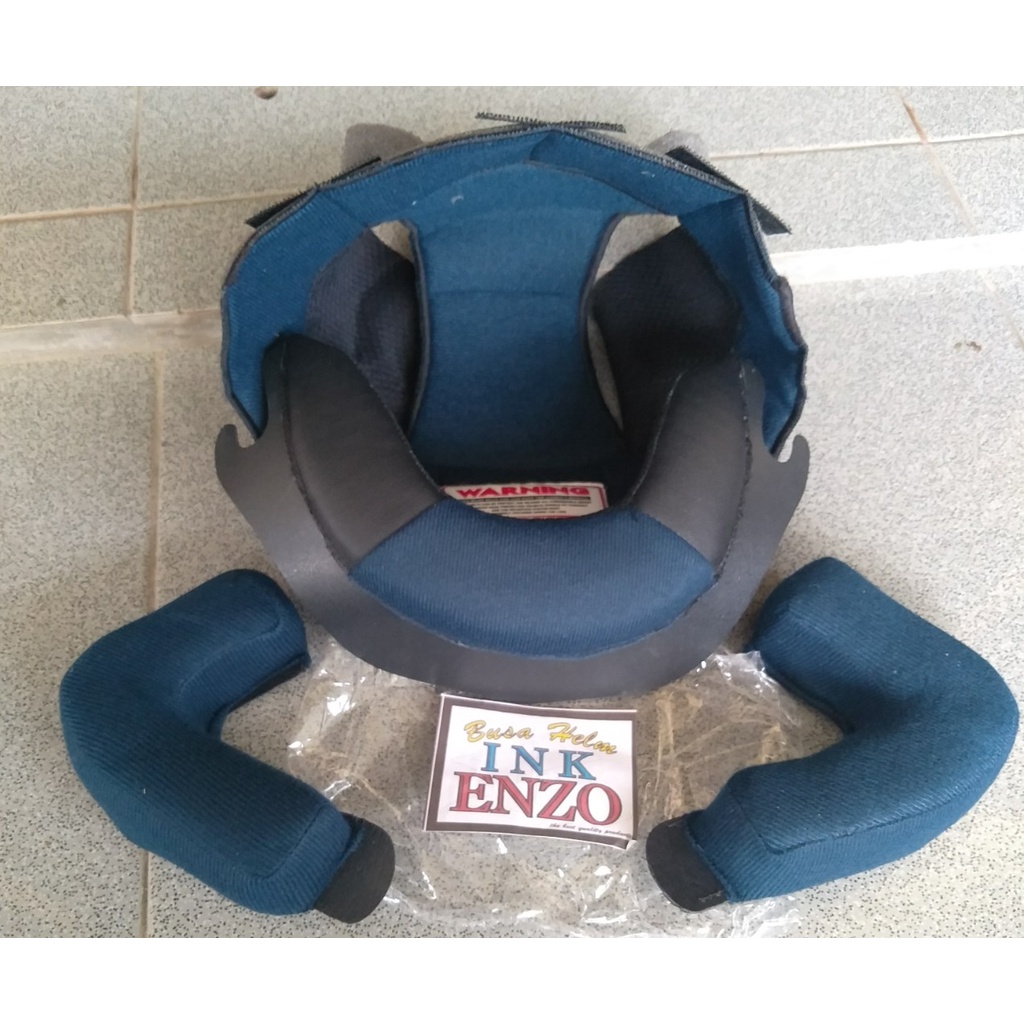 Jual Busa set INK enzo || Busa helm set INK ENZO || Busa INK tanpa tali ...