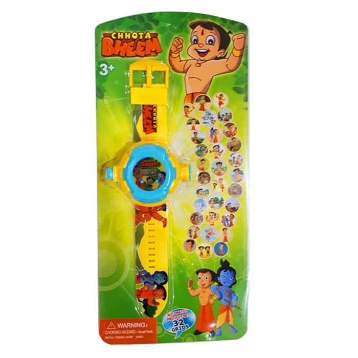 Jual Mainan Jam Tangan Proyektor Laser Hologram Chhota Bheem Anak ...