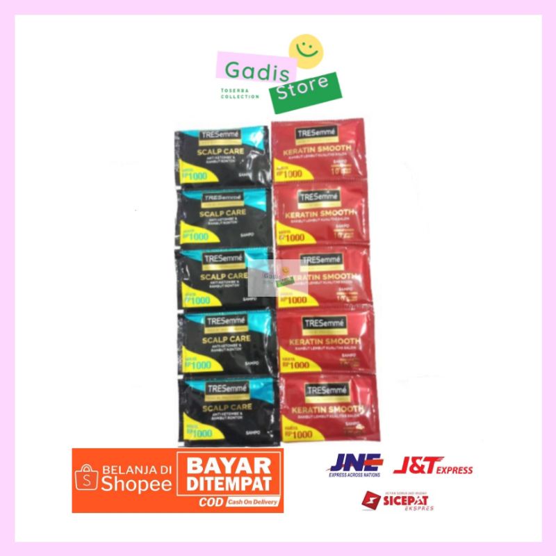Jual Sampo TRESemme 1 Renceng 8ml/9ml x 12 Sachet | Shopee Indonesia