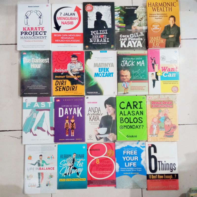 Jual [ ORIGINAL ] OBRAL BUKU MURAH BUKU BISNIS / BUKU MOTIVASI // BUKU KARIR / BUKU PENGEMBANGAN ...