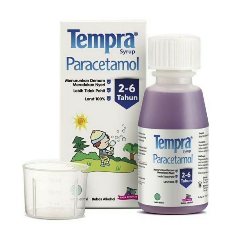 Jual TEMPRA SIRUP PEREDAK NYERI 60ML ( KOMPLIT MART / ORIGINAL ...