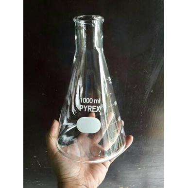Jual ERLENMEYER FLASK 1000 ml PYREX | Shopee Indonesia