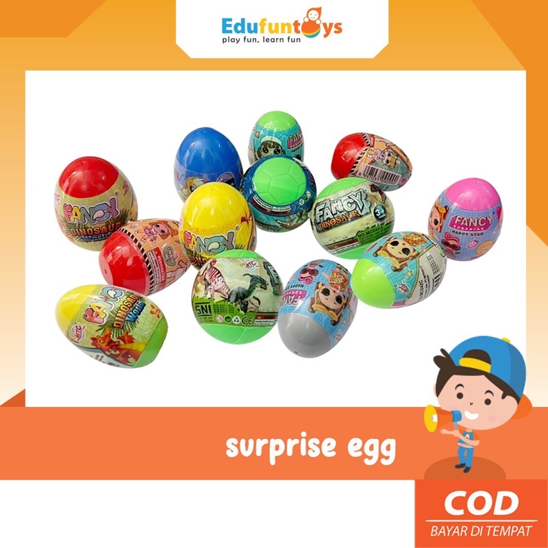Jual [EFT] TELOR SURPRISE EGG Telor kejutan isi hadiah mainan anak ...