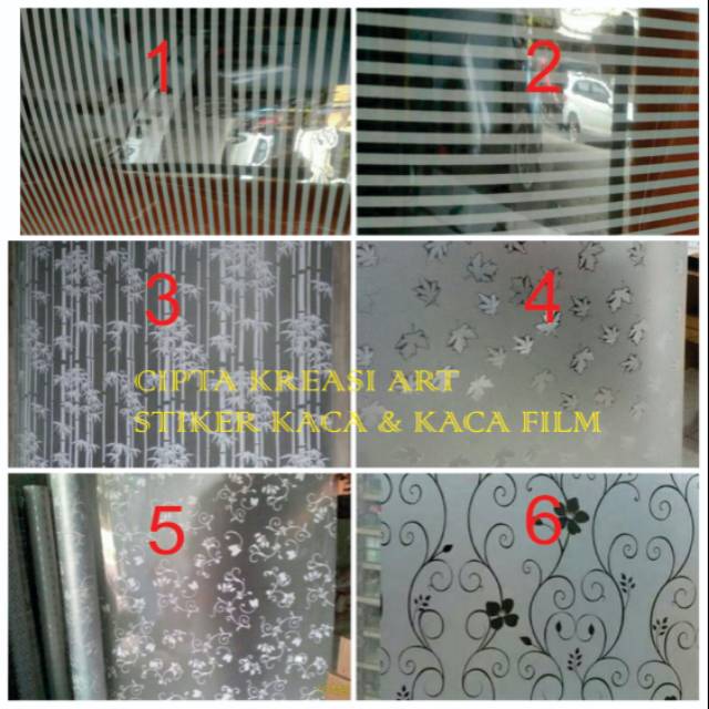 Jual Stiker Motif Kaca Pintu/ sticker kaca jendela rumah | Shopee Indonesia