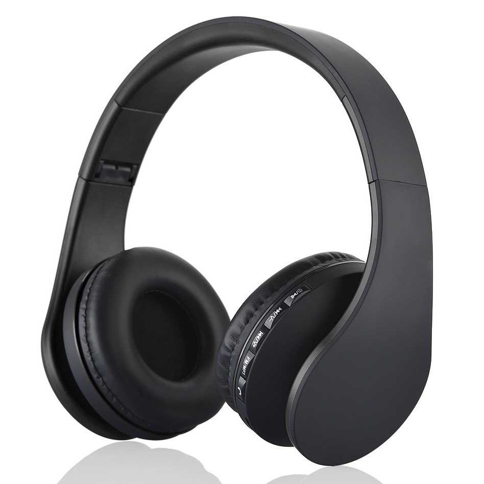 Jual SSDFLY Bluetooth Headphone TF Card FM Receiver with Mic - BH-811 ...