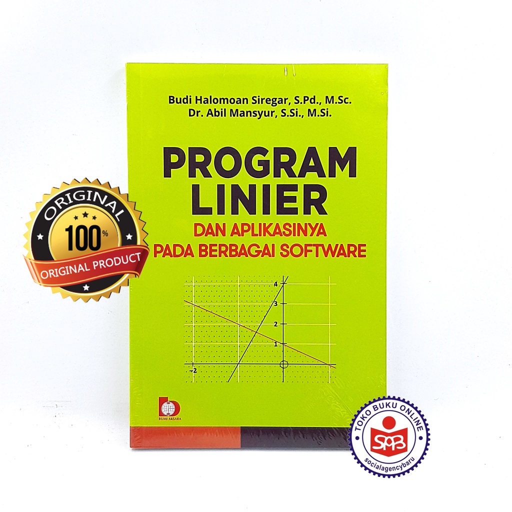 Jual Program Linier dan Aplikasinya Pada Berbagai Software - Budi Halomoan | Shopee Indonesia