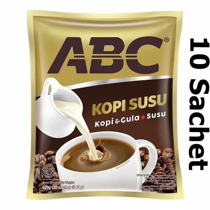 Jual Kopi ABC susu Rencengan (10 Sachet) | Shopee Indonesia