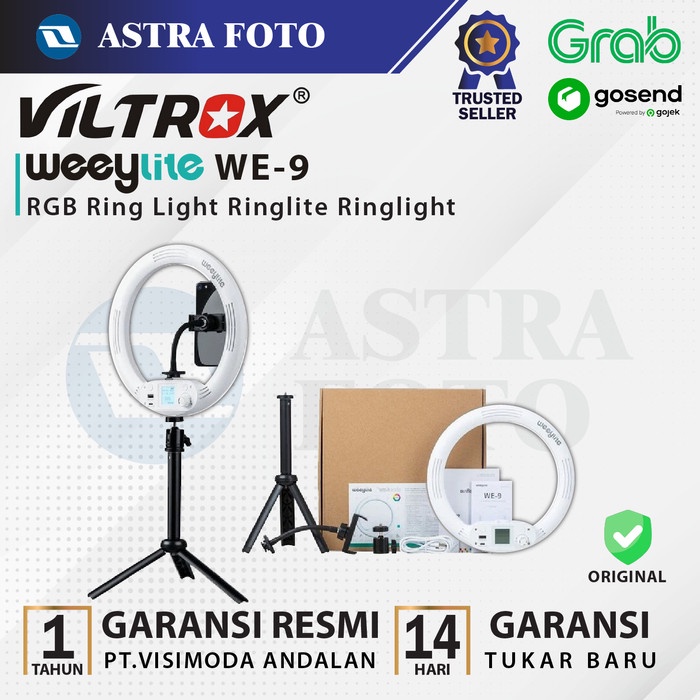 Jual Viltrox Weeylite WE-9 RGB Ring Light Ringlite Ringlight | Shopee Indonesia