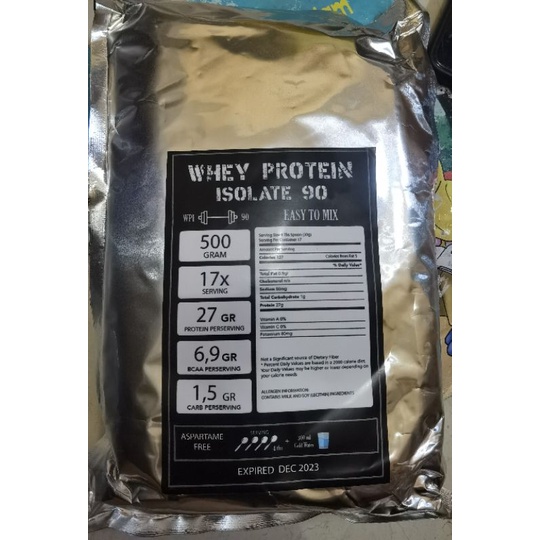 Jual Susu protein whey isolate 90 (plain) | Shopee Indonesia
