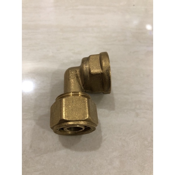 Jual Elbow drat dalam kuningan air panas 16 x 1/2 / Knee drat dalam ...