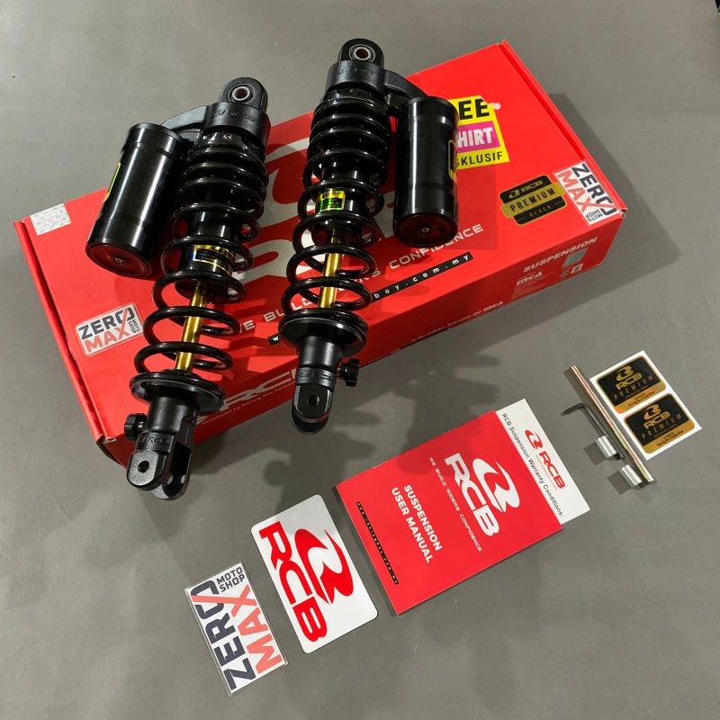 Jual Shock Shockbreaker RCB Racing Boy MB2 MB-2 PLUS 305mm Black ...