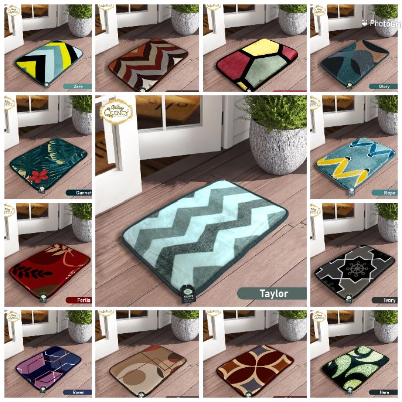 Jual Keset Kaki Vallery Quincy Anti Slip Ukuran 40 X 60 CM Tebal Halus ...