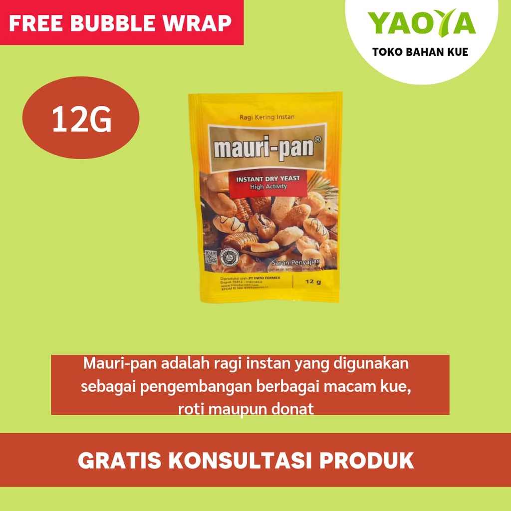 Jual MAURI-PAN 12G SACHET | Shopee Indonesia