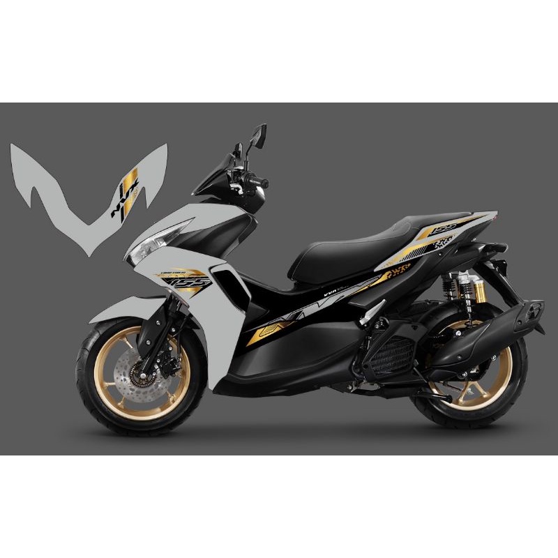 Jual STRIPING STICKER ALL NEW AEROX CONNECTED NVX 155 TRANSPARAN ...