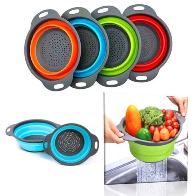 Jual Serbagrosirmurah Baskom Lipat Silikon Keranjang Silicone Tempat ...