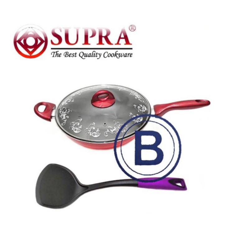 Jual HOT PROMO Wok Pan / stir wok Supra ukuran besar 32 cm | Shopee ...