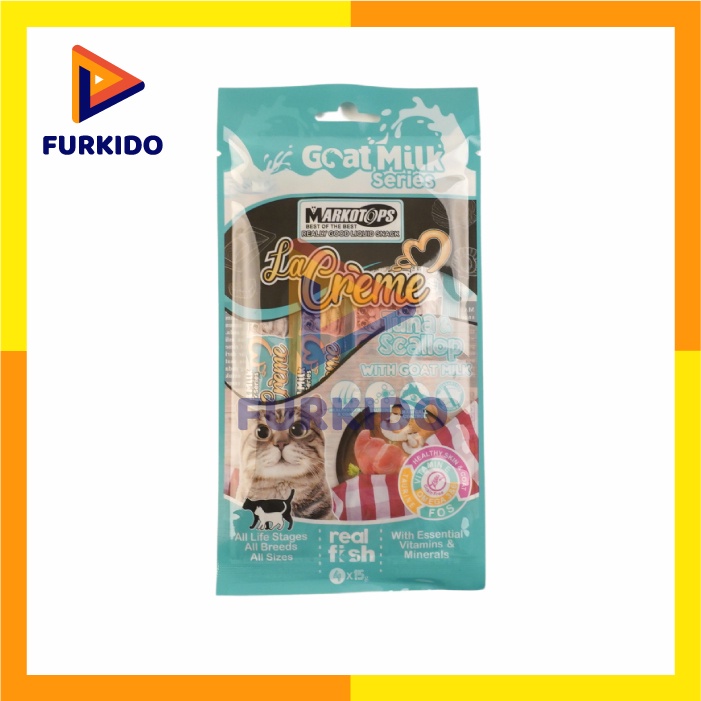 Jual Markotops La Creme All Variant with Goat Milk (4 x 15 Gram) / Cat ...