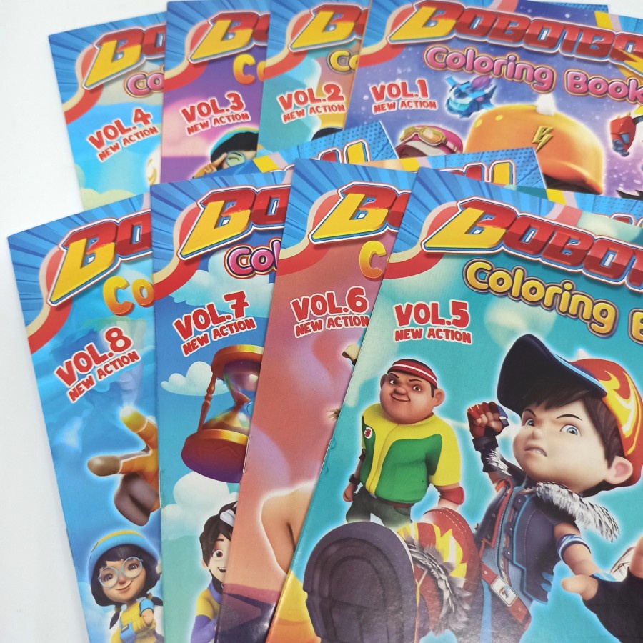 Jual GROSIR COLORING BOOK BOBOIBOY - BUKU GAMBAR MEWARNAI ANAK ...