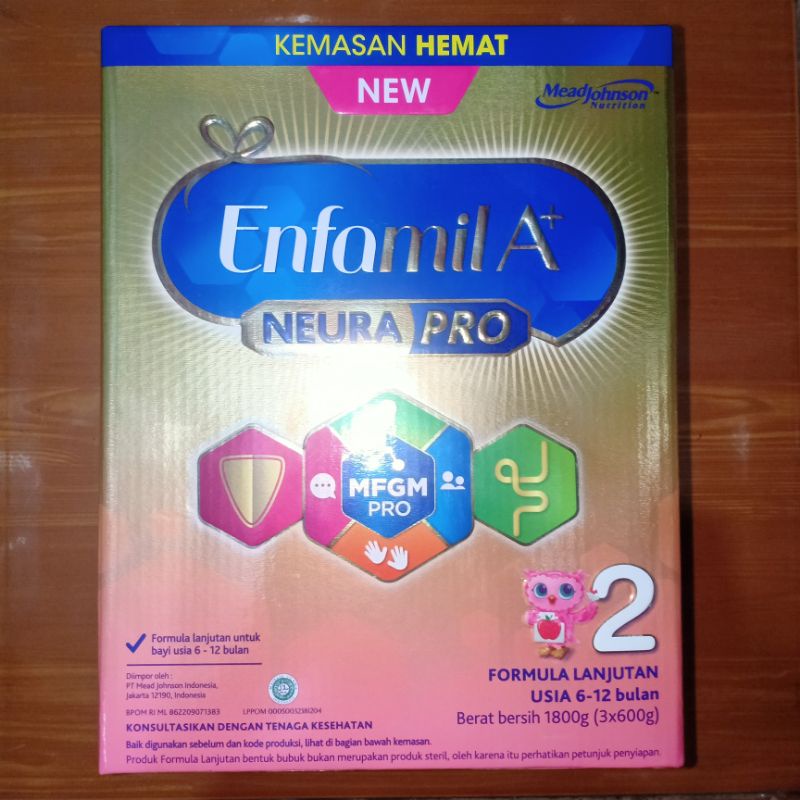 Jual ENFAMIL A+ Neura Pro Tahap 2 1800gr / Enfamil A Plus 6-12 Bulan ...