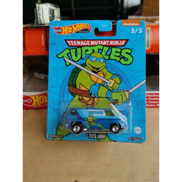 Jual Hot Wheels Turtles 70s Van Teenage Mutant Ninja Nickelodeon biru ...