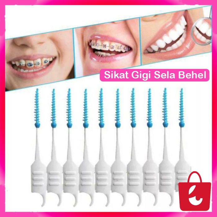 Jual [1 PCS] Sikat Gigi Sela Behel Interdental Brush Pengguna Behel ...