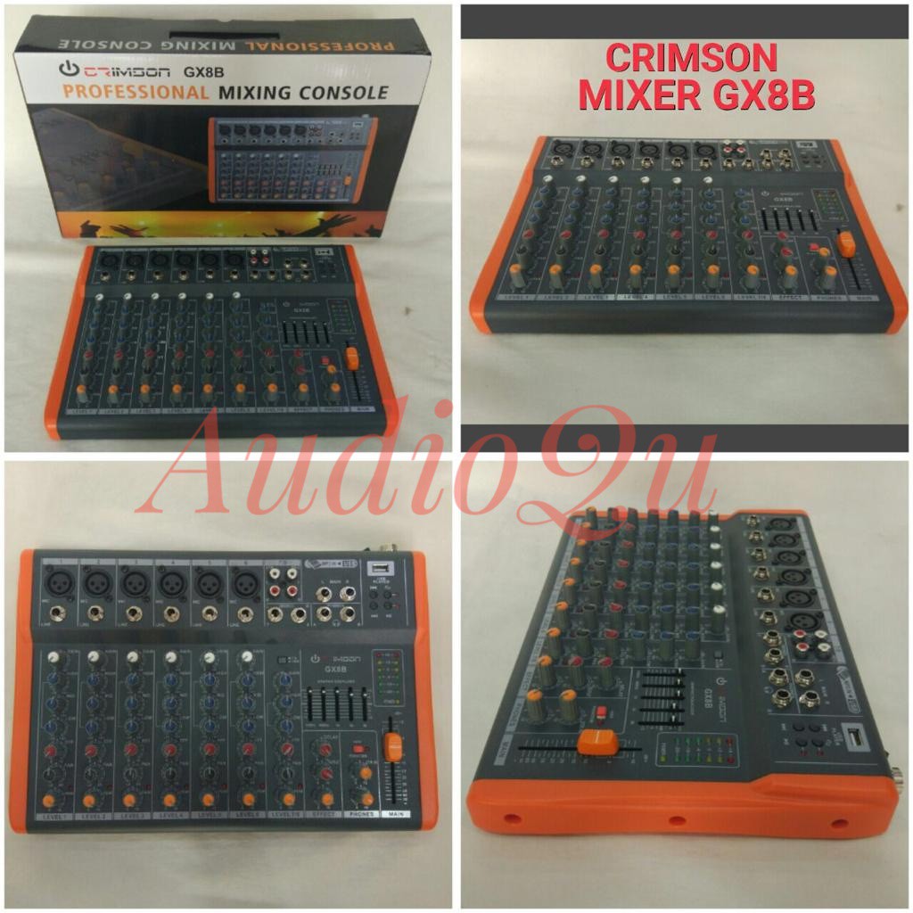 Jual Mixer Crimson GX8B/ GX 8B/ GX-8B 8 Channel | Shopee Indonesia