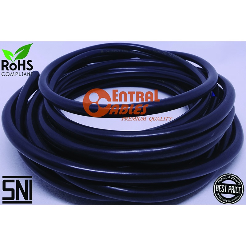 Jual SNI Central Kabel NYYHY 2x2.5 Sqmm 750V LMK Meteran ( Kabel Listrik Serabut ZR-RVV 2x2.5mm ...