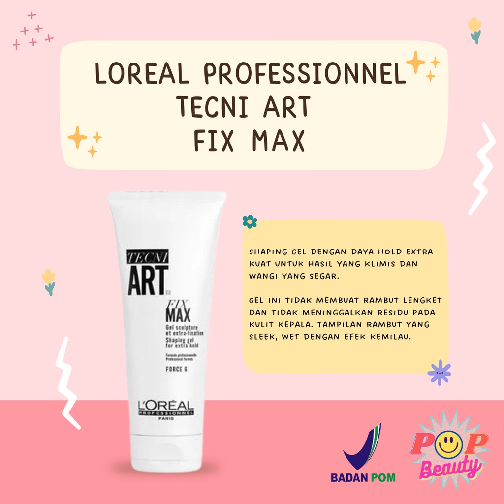 Jual Loreal Tecni Art Fix Max Shaping Gel For Extra Hold 200ml loreal ...