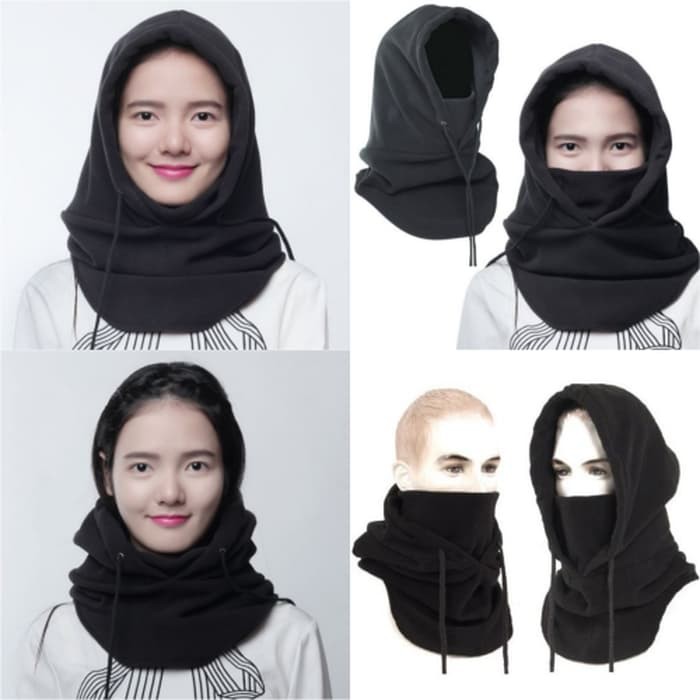 Jual 4 in 1 Thermal Fleece Balaclava full face Masker Kupluk Polar ...