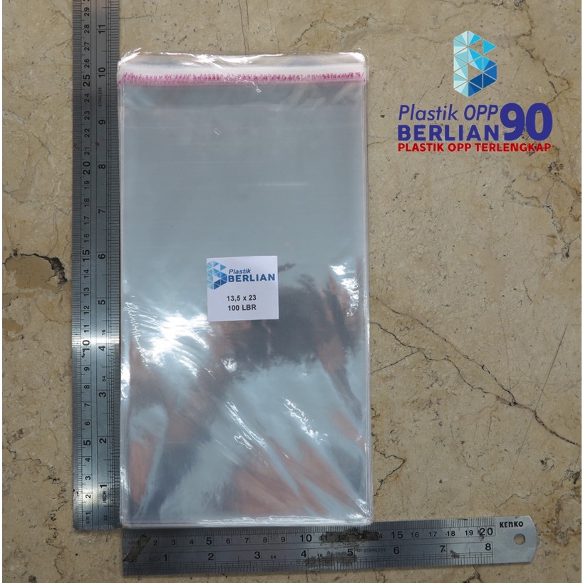 Jual Plastik 13,5x23 cm Plastik Opp Bening Plastik Opp Seal / Lem Tebal ...