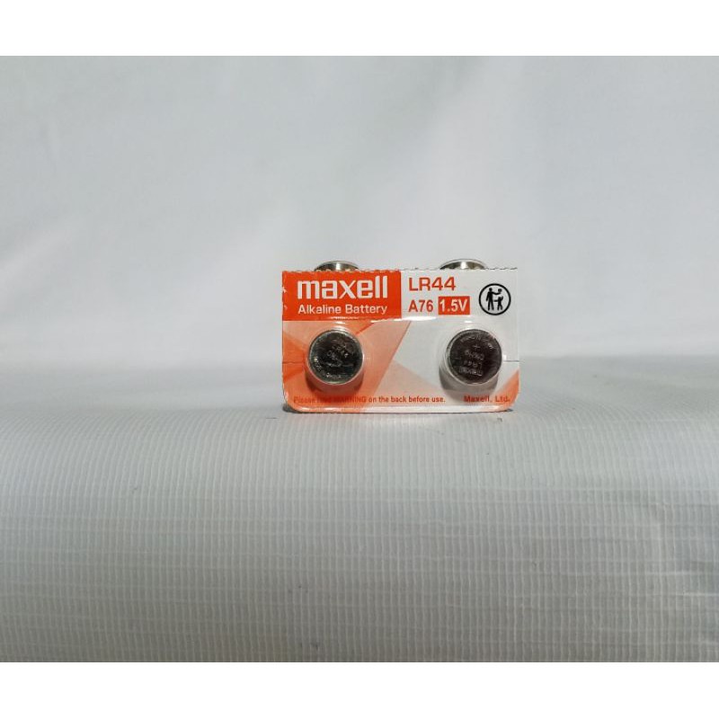 Jual Alkaline Maxell Baterai / Battery / Batere LR44 A76 Maxell | Shopee Indonesia