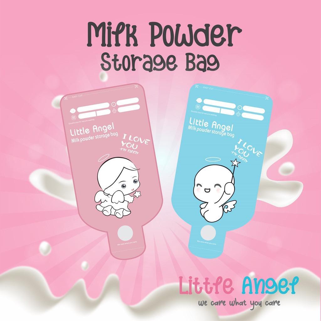 Jual [LITTLE ANGEL] KANTONG SUSU BUBUK BAYI SUFOR PLASTIK SUSU FORMULA ...