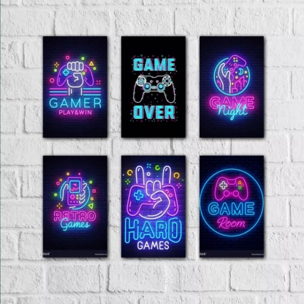 Jual Poster neon kamar aesthetic keren | Shopee Indonesia