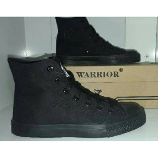 Jual Sepatu Warrior Classic Full Black 100 % ORIGINAL Made in Indonesia ...