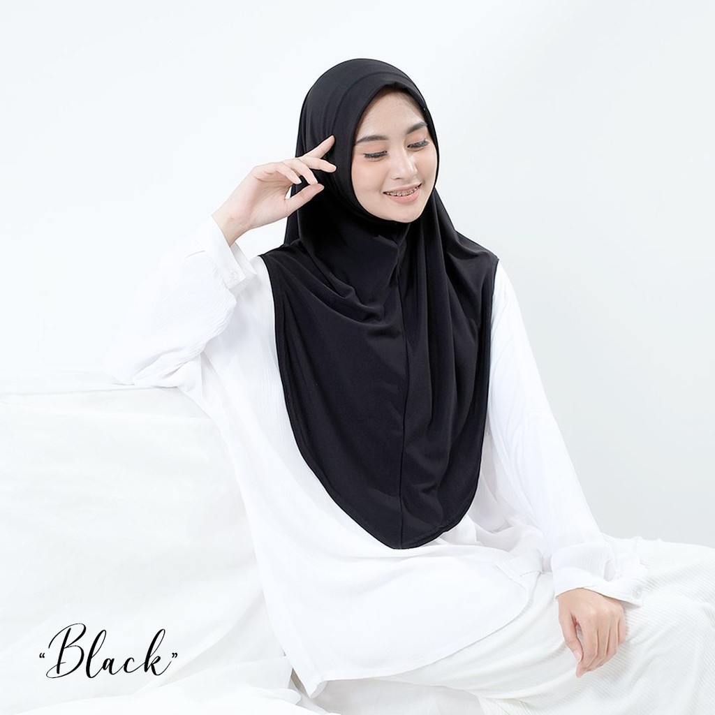 Jual Jilbab Instan Non Pet Jersey Malaysia Ukuran L | Bergo Non Pet Malay | Hijab Khimar ...