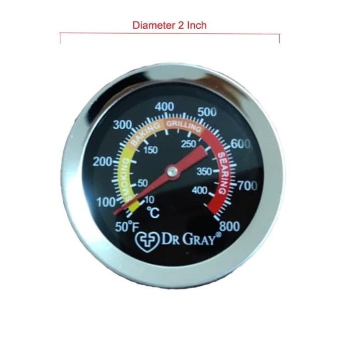 Jual Bimetal Food Thermometer termometer Analog Jarum Makanan 10-400c ...