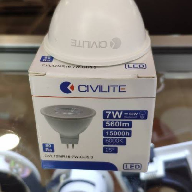 Jual Lampu mr16 Civilite 7w 220v/Lampu Jalan/Lampu Sorot/Lampu Taman ...