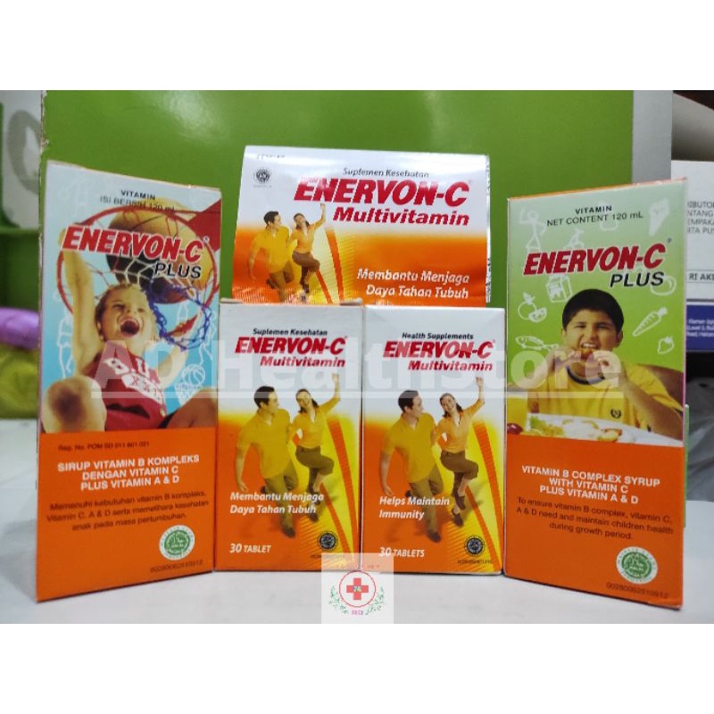 Jual Enervon C (Tablet Dewasa / Syrup Anak) | Shopee Indonesia