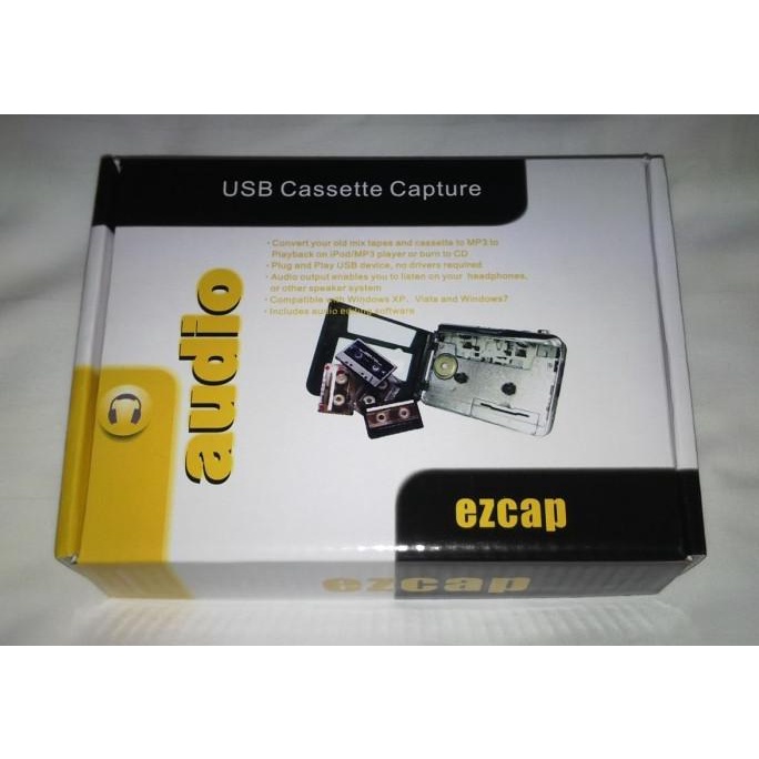 Jual Ezcap218 USB Cassete Tape Capture (Rekam Kaset Lama ke MP3 ...