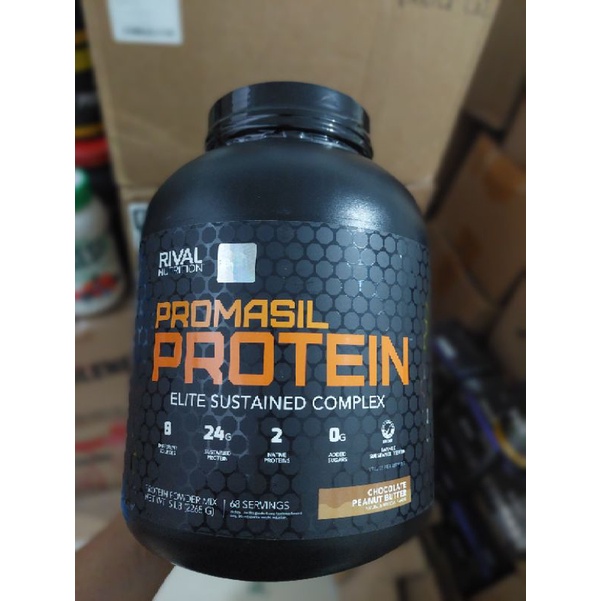 Jual RIVAL PROMASIL whey protein nutrition 5lbs 5lb elite protein blend ...