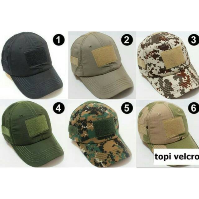 Jual Topi army military militer loreng pria cowo wanita cewe | Shopee ...