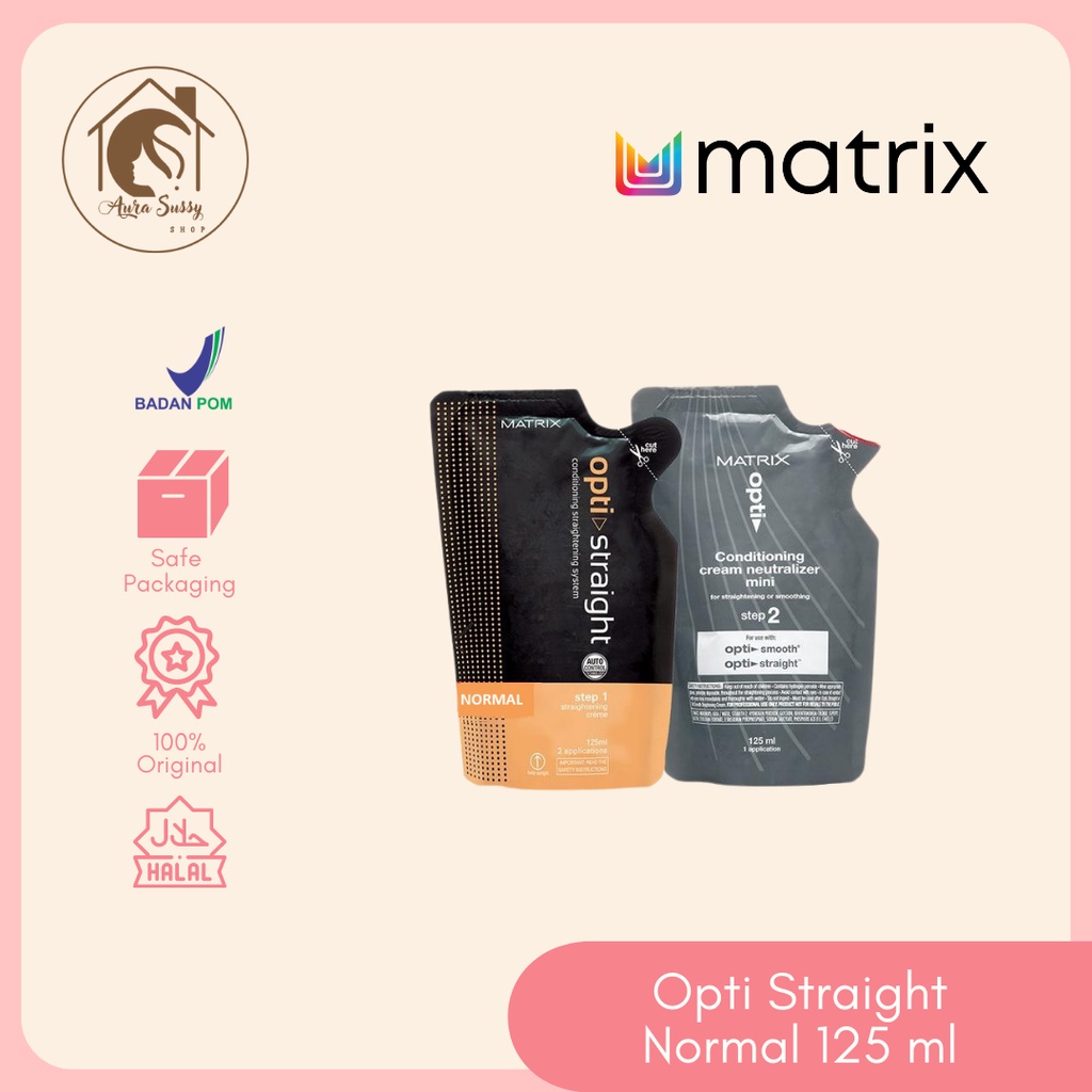 Jual MATRIX Mini Optistraight obat pelurus Rambut 125 ml sekali pakai ...
