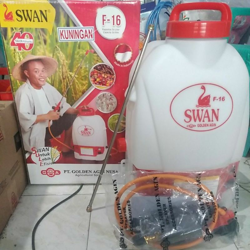 Jual Tangki elektrik SWAN F16 KUNINGAN electric battery knapsack ...