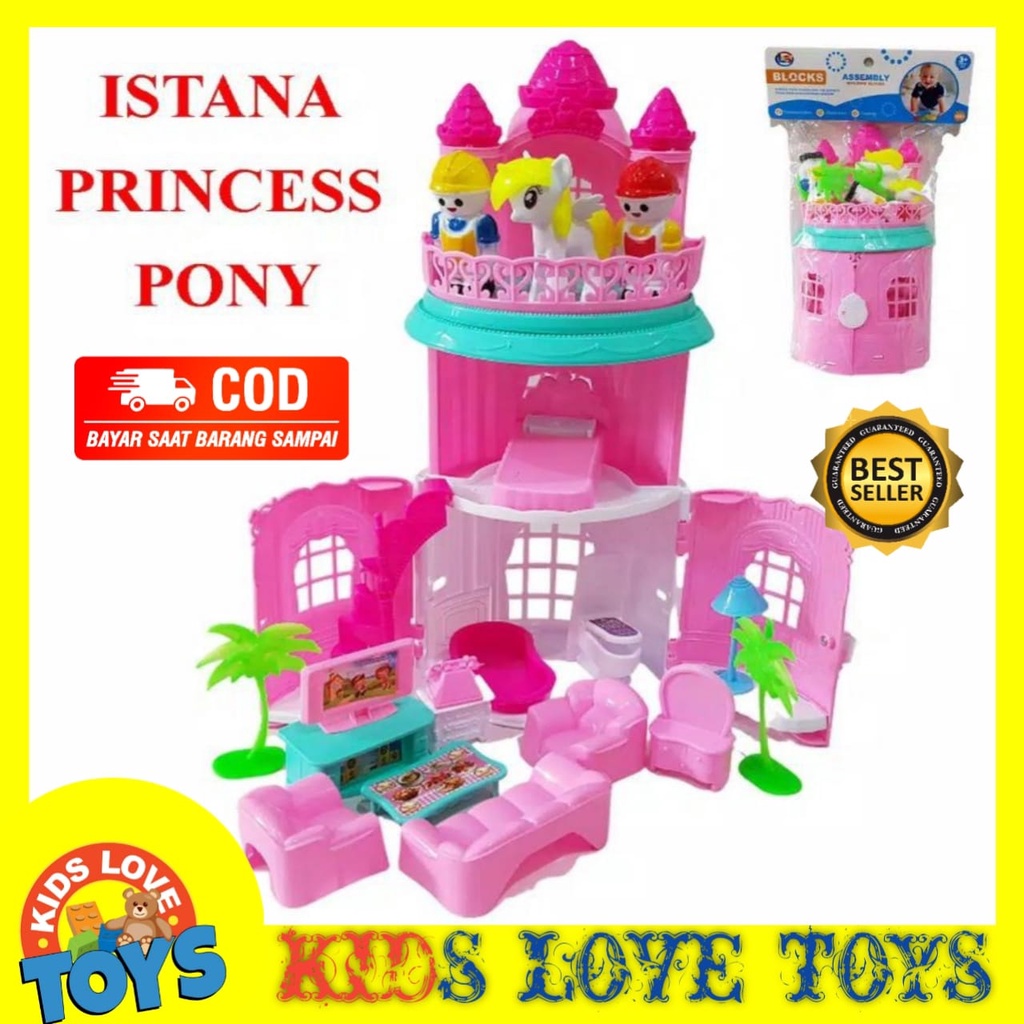 Jual MAINAN ANAK EDUKASI RUMAH ISTANA MEGAH BERBIE UNICORN DREAM CASTLE LH 4 LH 5 LUCU PROMO ...