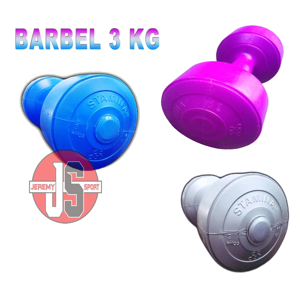 Jual Barbel Dumbel Fitness 3 Kg Stamina | Shopee Indonesia