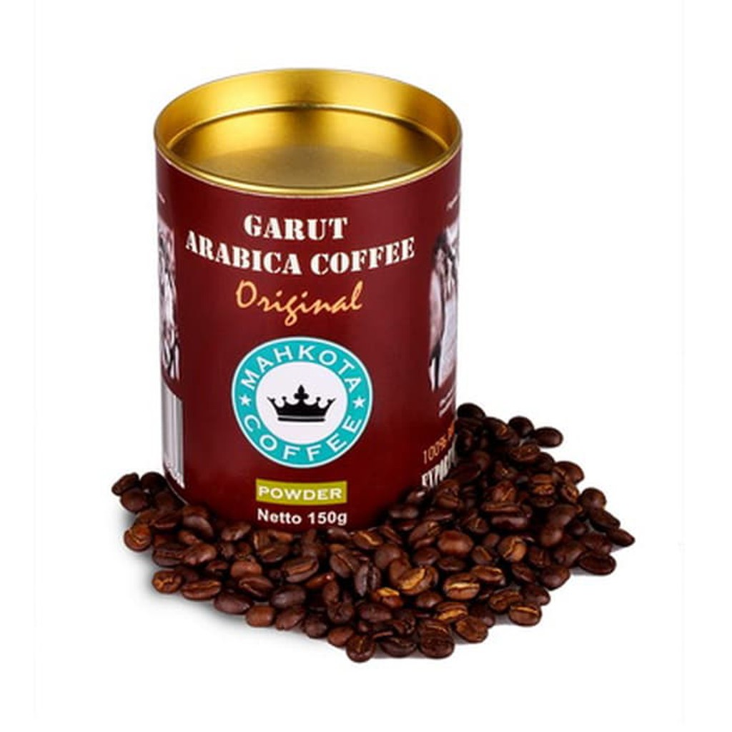Jual Mahkota Coffee Garut Kaleng Arabica Coffe Original | Shopee Indonesia