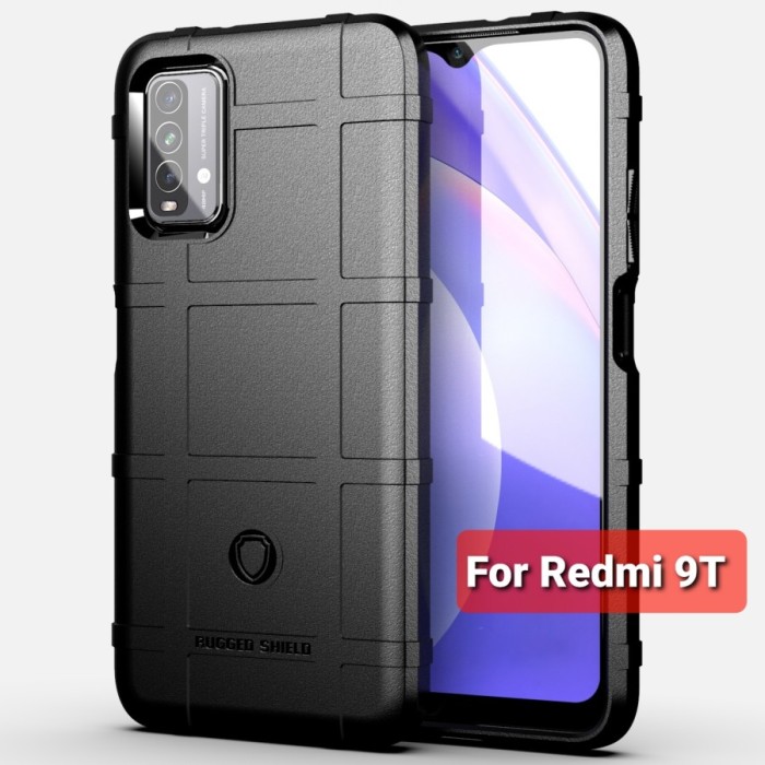 Jual REDMI 9T CASE CARBON FIBER RUGGED SHIELD MILITERY PREMIUM FULL ...