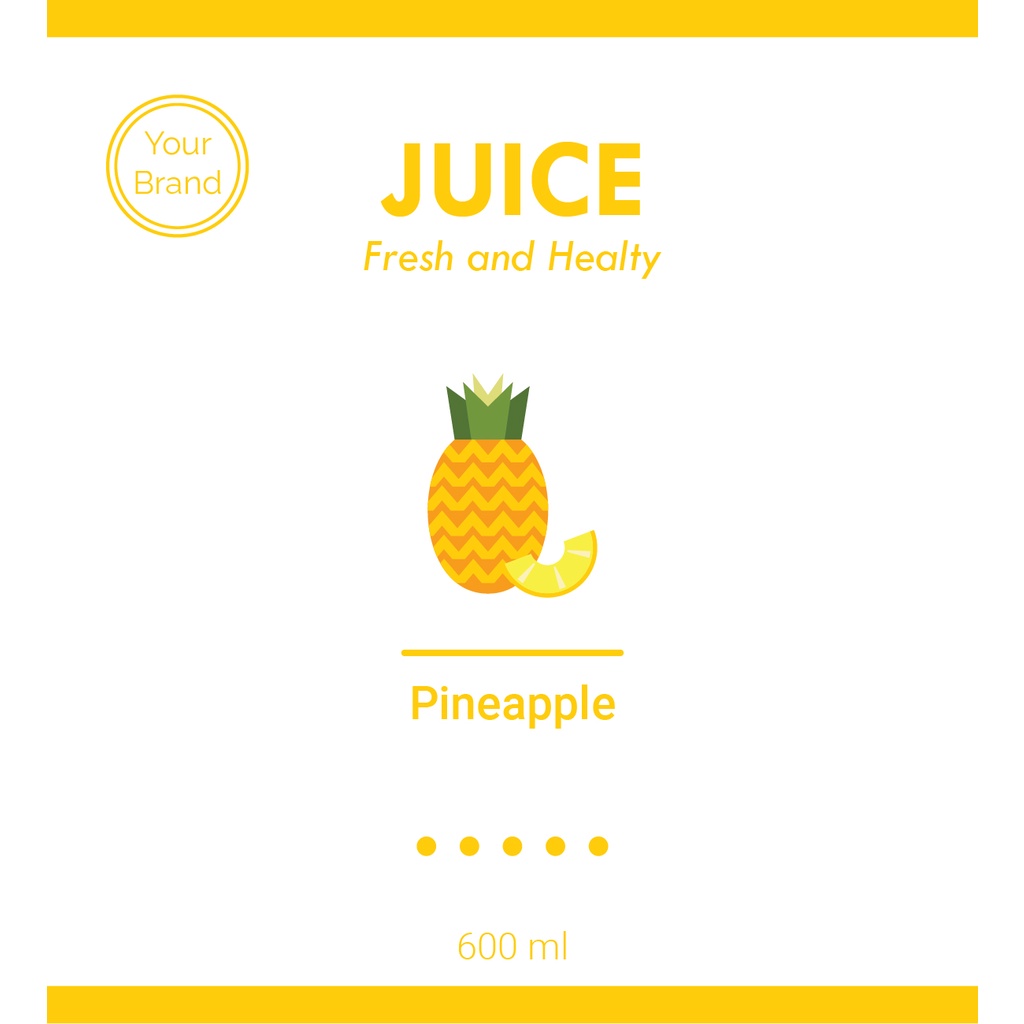 Jual Sticker Jus - Label Kemasan - Minuman Buah - Label Botol | Shopee ...