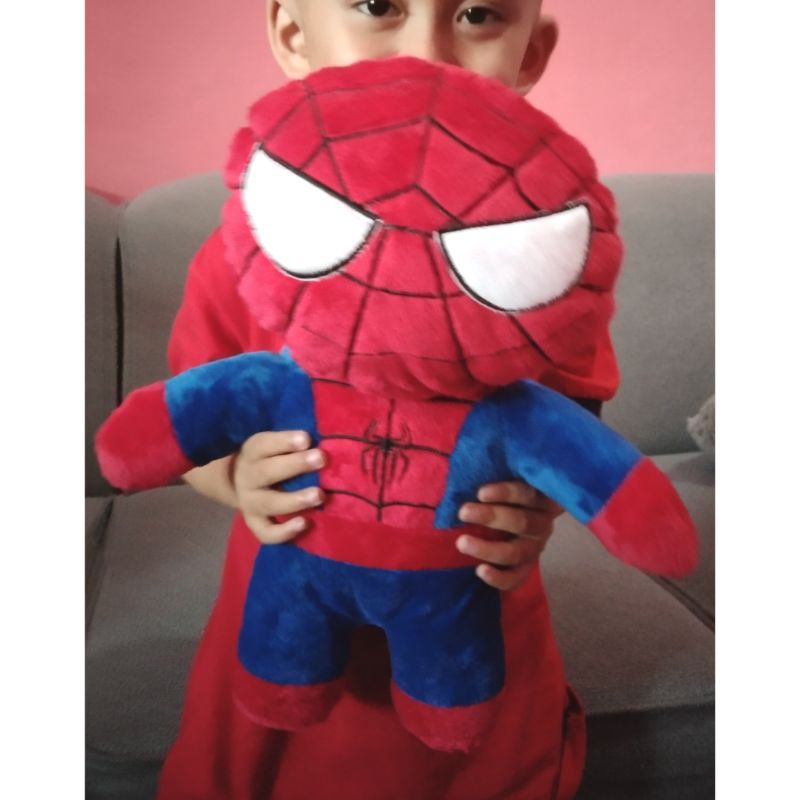 Jual BONEKA SUPER HERO BATMAN IRON MAN HULK CAPTAIN AMERIKA SPIDERMAN ...